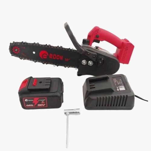 Jual Chainsaw Baterai 10 inch edon gergaji kayu gergaji potong baterai ...
