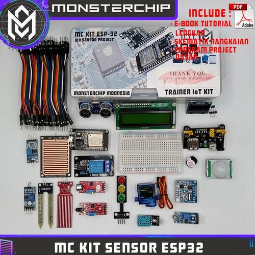Jual MC KIT STARTER ESP32 BASIC IoT KIT PEMBELAJARAN ESP32 PLUS ...