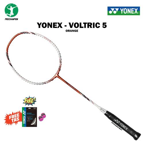 Promo Raket Badminton Original Yonex Voltric 5 Orange Cicil 0% 3x ...