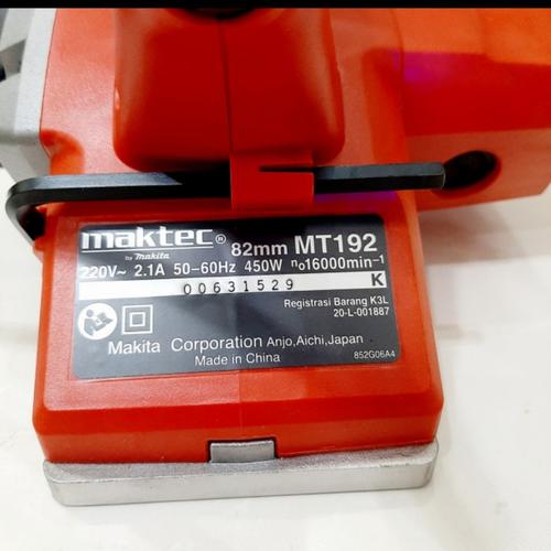Jual Mesin serut pasah maktec mt 191 mt 192 Ketam Planner mt191 mt192 ...