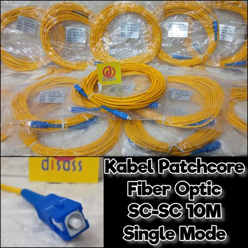 Jual Kabel Patchcore SC Fiber Optic FO 3M 5M 10M Single Mode - Disass Jogja - 3M - Kota ...