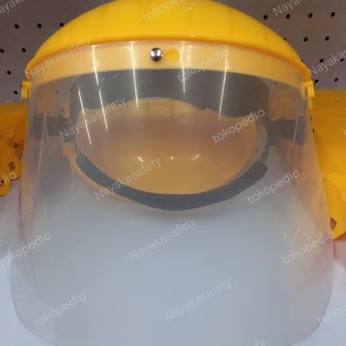 Jual Faceshield / Face Shield Pelindung Gerinda Legion Kap + Kaca ...