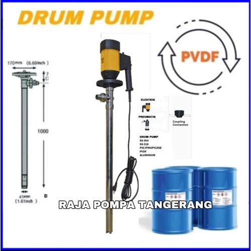 Jual Drum Pump PVDF DPP 800 HDPV Pompa Drum - 25 mm Pompa Oli drum pump ...