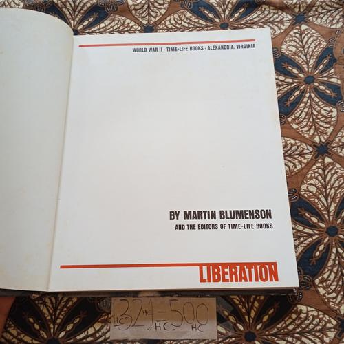 Jual Buku liberation by martin Blumenson and the editors of time - lif ...