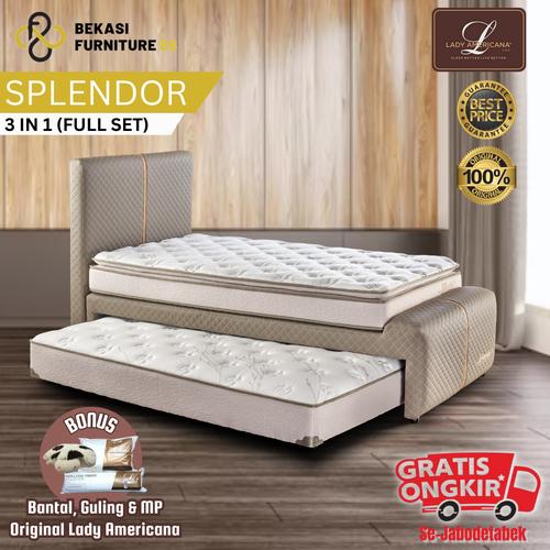 Jual Full Set - Springbed 3in1 Lady Americana Splendor New Edition - 90 ...