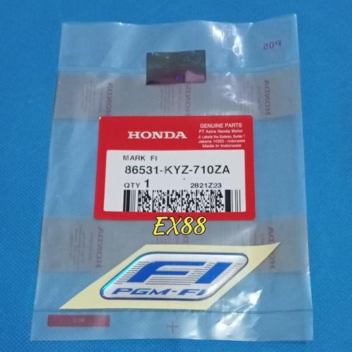 Jual Label / Stiker Sticker / Emblem 3D Fi Pgm Fi All Honda Original ...