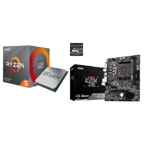 Jual Paket Mobo AMD Ryzen 5 5600G + MSI A520M-A Pro - Kota Bandung ...