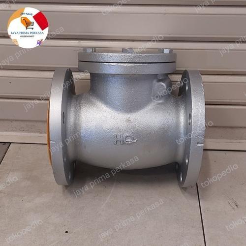 Jual Swing Check Valve HQ Cast Iron 6" inch Jis 10K / Check Valve DN150 ...