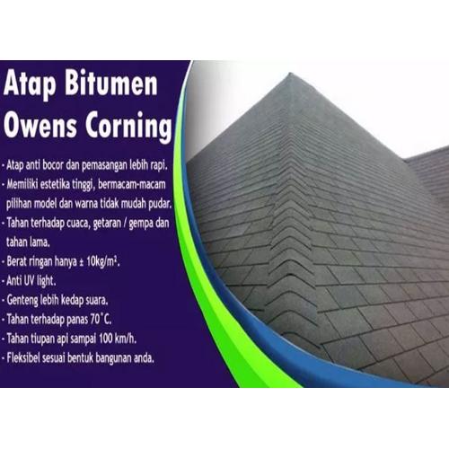 Jual genteng |ATAP Bitumen OWEN CORNING TERPASANG per m2 - Kota ...