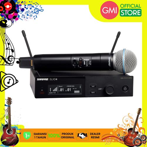 Jual Shure SLXD24/B58 Beta 58 Handheld Wireless Microphone System ...