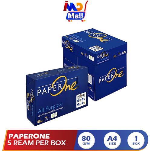 Jual PaperOne Kertas A4 85 gr 1 Box (2500 lembar) Kertas HVS - Kota ...