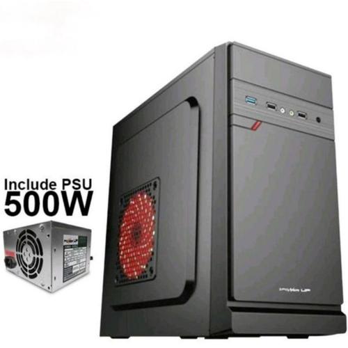 Jual Casing PC Standar M-Atx + Powersupply 500watt New - Aula V1 + fan ...
