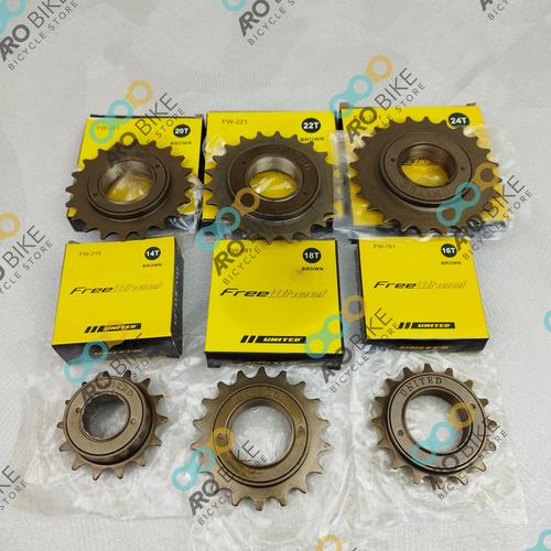Jual Freewheel free wheel gear sepeda United 14T 16T 18T 20T 22T 24T ...
