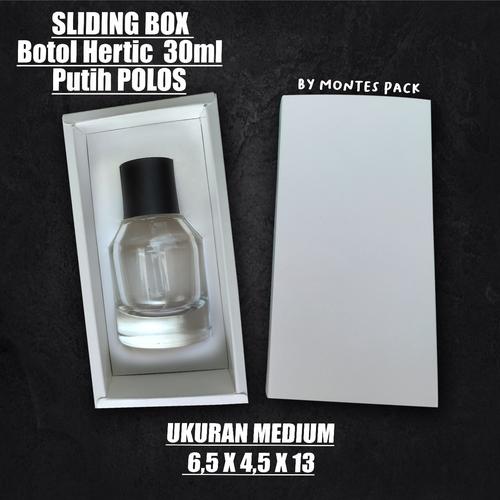 Jual SLIDING KOTAK polos botol hertic 30ml / Sliding Box Hertic 30ml ...