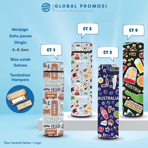 Jual TUMBLER SAKURA PRINT UV MOTIF CITY / BOTOL CUSTOM NAMA / TERMOS ...