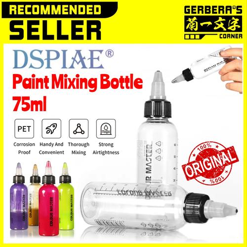Promo DSPIAE Spare Bottle 75ml Paint Mixing Bottle Botol Kosong Cat ...