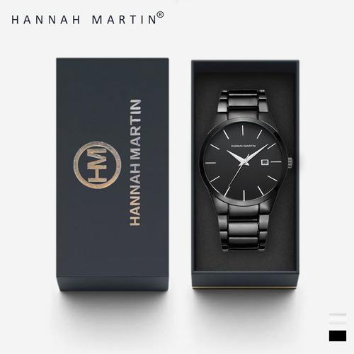 Promo Jam tangan Pria Hannah Martin 17551 40mm Original Quartz ...