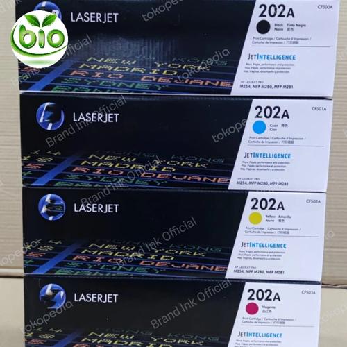 Jual Toner HP Laserjet 202A Original For Printer M254dw MFP280nw - Biru ...