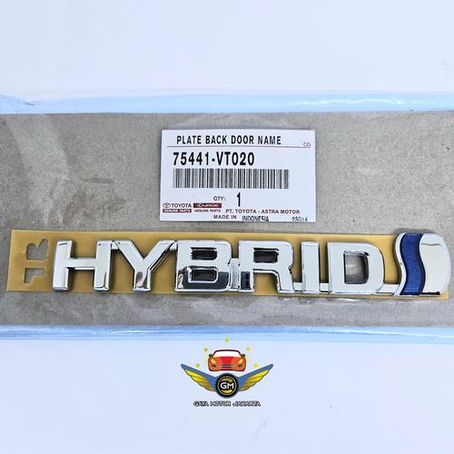 Jual Emblem Logo Bagasi Toyota HYBRID Innova Zenix 75441-VT020 ...
