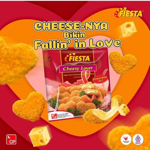 Jual FIESTA Cheesy Lover 500g/Chicken Nugget Cheesy Lover Fiesta 500gr ...