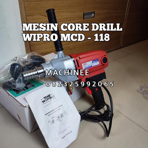 Jual MESIN BOR CORING WIPRO MCD 118 MM DIAMOND CORE DRILL DRAT KASAR ...