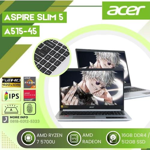 Jual Acer Aspire 5 A515-R958 AMD Ryzen 7 Ram 16Gb Ssd 512Gb 15.6" Fhd ...