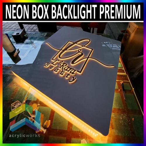 Jual Neon Box Premium Backlight Timbul + RGB Custom Bebas Murah Cepat ...