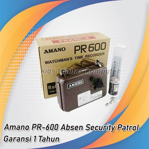 Jual Amano PR-600 Absen Security Amano Watchman's Clock Security Patrol ...