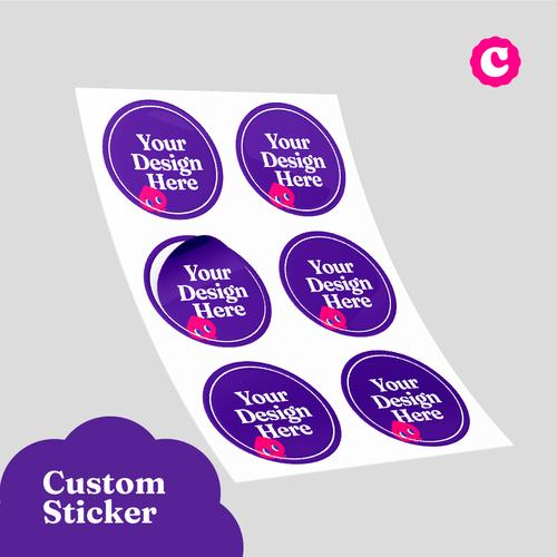 Jual Cetak / Print Custom Sticker Kiss Cut A3 - Kota Tangerang Selatan ...