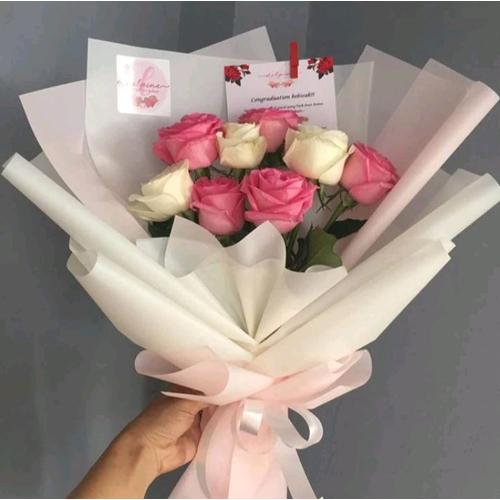 Jual Bunga Mawar Segar Buket/ Bouquet Roses Flower Warna dan Campuran ...