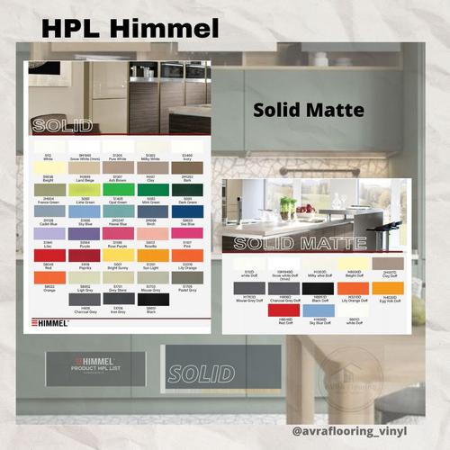 Jual HPL himmel solid matte tebal 0.8mm pelapis kayu furniture harga ...