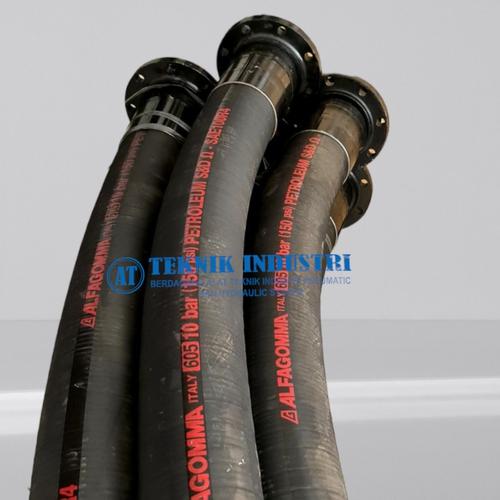 Jual Flexible Rubber Hose 5" x 2 Meter Conection Flange Ansi 150 ...