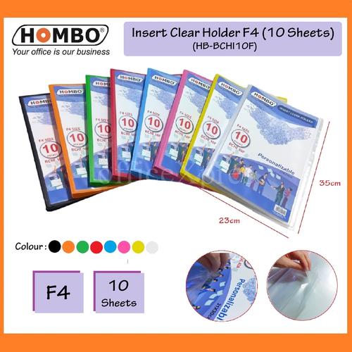 Jual Insert Clear Holder A4 F4 10,20,40 Lembar/ Map Plastik /Dokumen ...