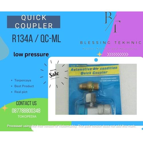 Jual Quick Coupler Warna Biru QC MH R134a Low Pressure - Jakarta Utara ...