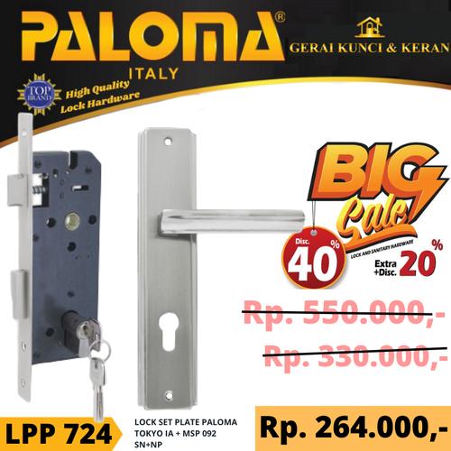 Jual HANDLE Kunci Set PALOMA LPP 724 Handle Pintu Mortise Lock Gagang ...