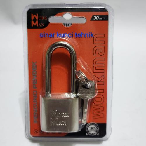 Jual Gembok Nekel Leher Panjang 30mm / Heavy Duty Lock Panjang 30mm ...