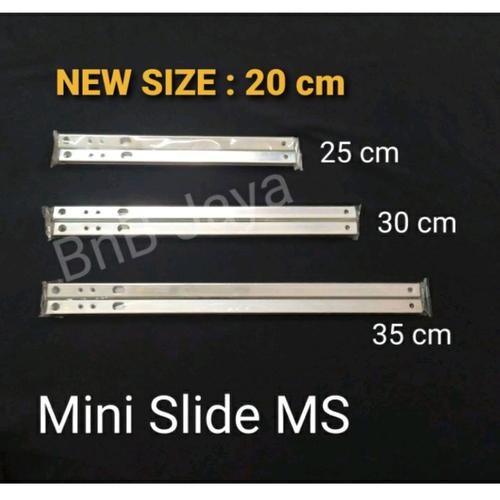 Jual Mini Slide Single MS / Rel Laci Mini 25cm 30cm 35cm - 35 cm - Kota ...