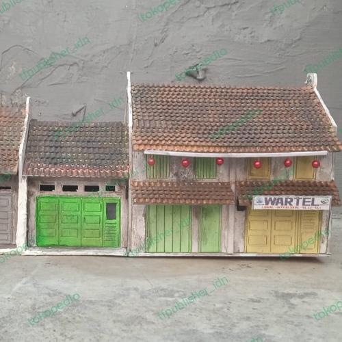 Jual Miniatur / Diorama / Maket / Replika Rumah Model Pecinan - Kota ...