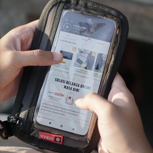 Jual Tas Kalung Handphone Unisex Hanging Wallet Phone Anti Air Model ...