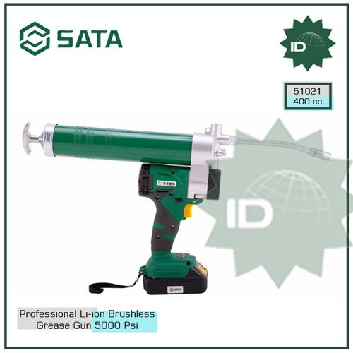 Jual Pompa Minyak Gemuk Sata 51021 Prof Li-ion Brushless Grease Gun ...