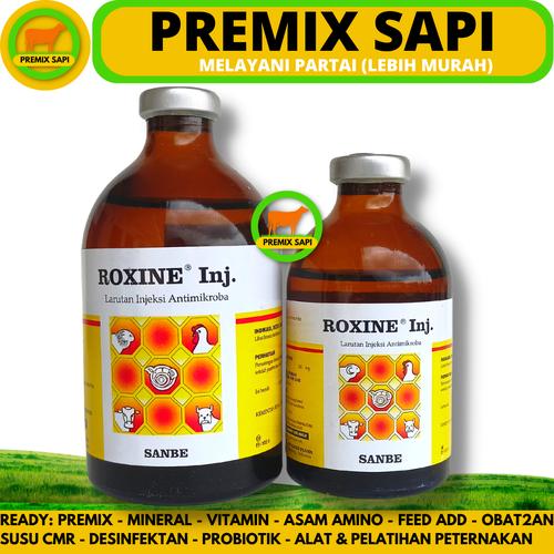 Jual ROXINE 50ml dan ROXINE 100ml Obat anti biotik infeksi pernafasan ...