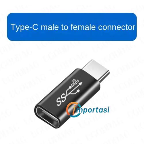 Jual Adapter USB Type C Female to USB Type C 3.1 Male Cable Extension ...
