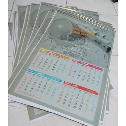 Jual Cetak Kalender Dinding Custom Tahun 2024 Klem Seng - 6 Lembar - AC ...