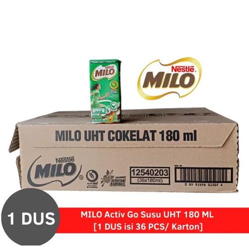 Jual 1 dus Milo active-go UHT 180 ml - Kota Tangerang Selatan ...