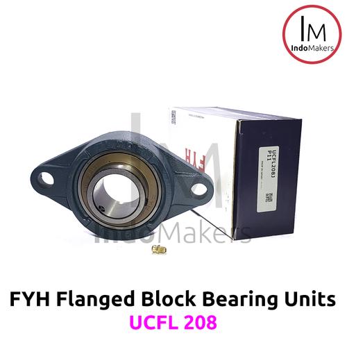 Jual Flanged Block Bearing Unit UCFL 208 - As 40mm FYH Japan - Kota ...