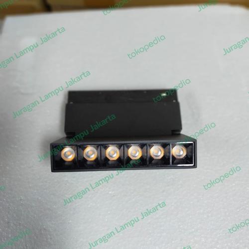 Jual LAMPU SOROT MAGNETIC LED SPOTLIGHT LIPAT REL MAGNETIC 6W 12W - 6W ...