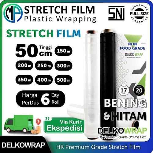 Jual Plastik Wrapping Barang Stretch Film Bening / Hitam Harga Per-Dus ...