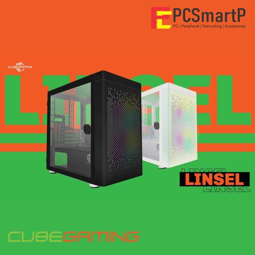 Jual CASING PC GAMING CUBE GAMING LINSEL m-ATX - White - Kab. Banyumas ...
