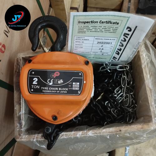 Jual Takel 2 Ton x 3 Meter CP - Chain Block 2T x 3M - Jakarta Pusat ...