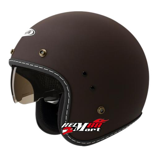 Jual Zeus 380FA Helm Half Face Zeus Retro Classic VIntage ZS380 FA ...